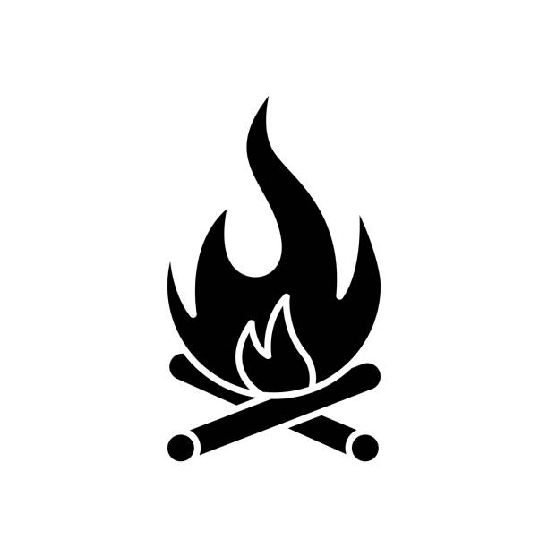 Download Bonfire, Fire, Night. Royalty-Free Stock Illustration Image ...