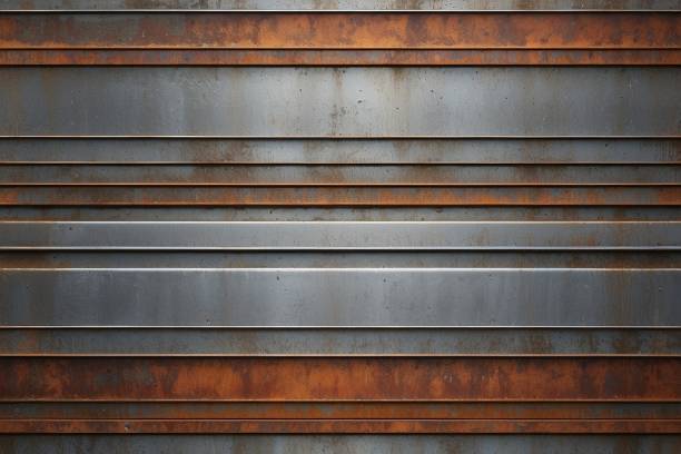 Free picture: Rusty metal texture with horizontal lines
