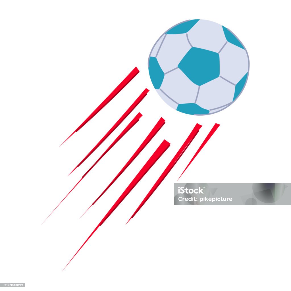 Strike Speed Soccer Ball Cartoon Vector Illustration Stock Illustration ... Strike Speed Soccer Ball Cartoon Vector Illustration Stock Illustration ...