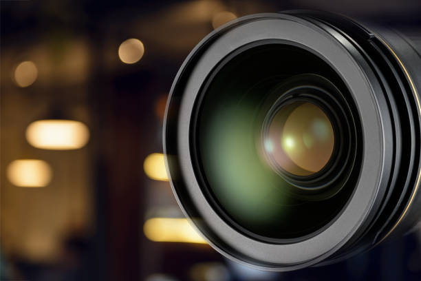 Free Stock Photo of Camera lens up close with blurred background ...