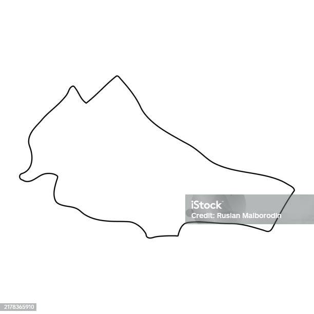 Sironko District Map Administrative Division Of Uganda Vector