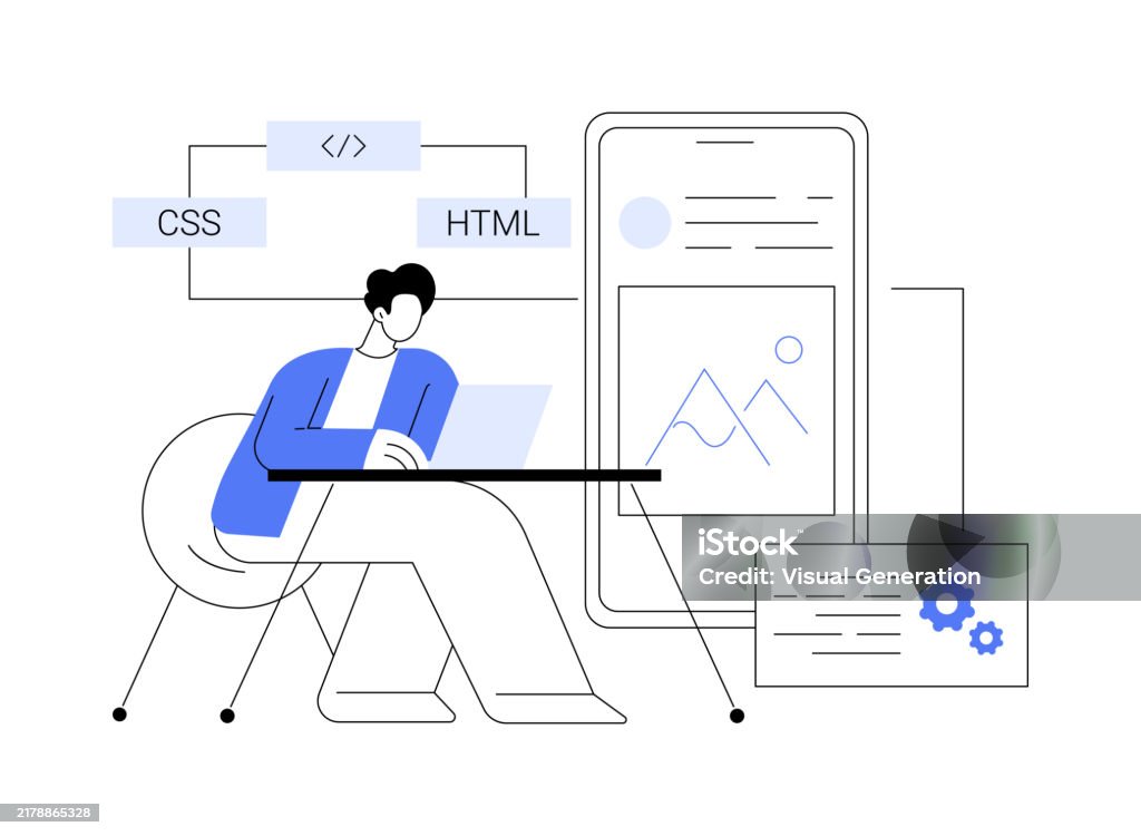 Hybrid Mobile App Isolated Cartoon Vector Illustrations Stock ... Hybrid Mobile App Isolated Cartoon Vector Illustrations Stock ...
