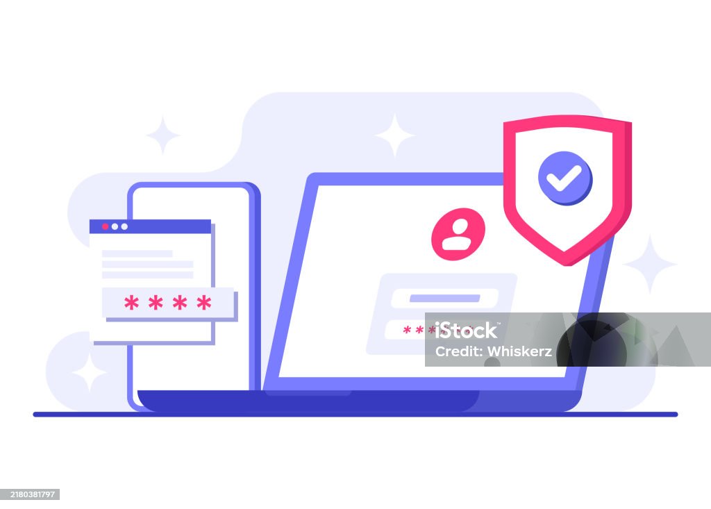 Twostep Verification Flat Illustration Vector Template Otp