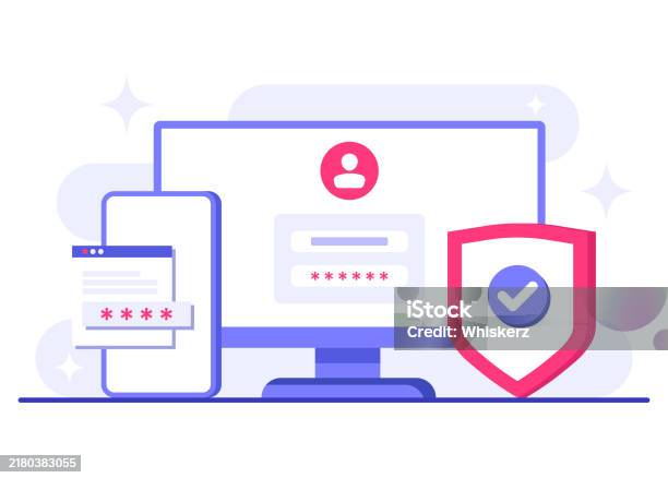 Twostep Verification Flat Illustration Vector Template Otp