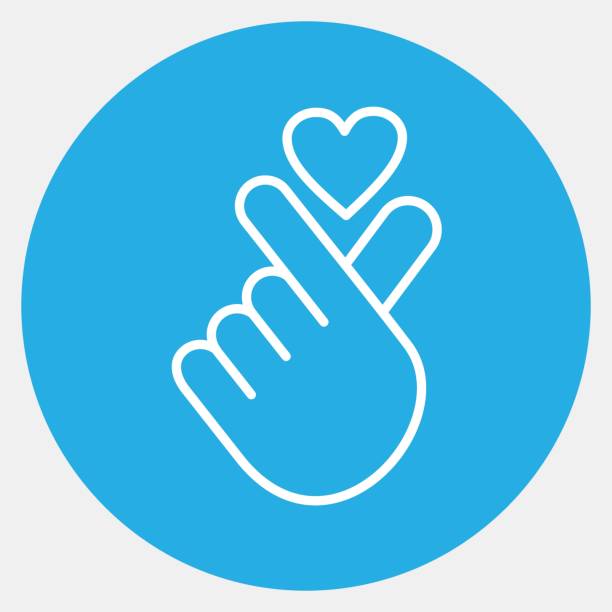 Download Finger Heart, Heart Sign, Hand. Royalty-Free Vector Graphic ...