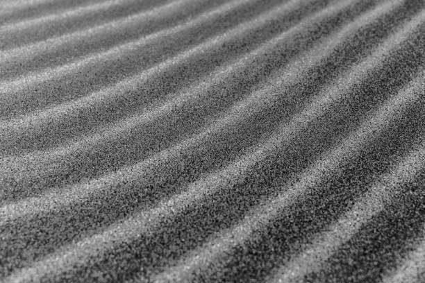 Close-up of Sand Striped Pattern · Free Stock Photo