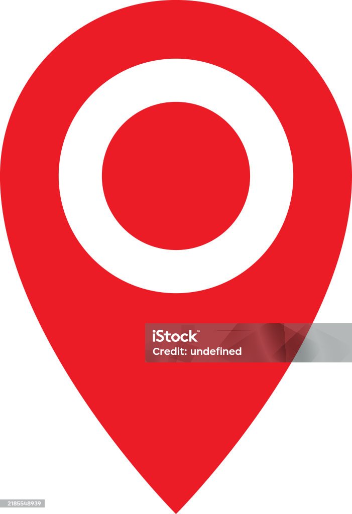 Map Pin Icon Pointer Navigation Symbol Flag Mark Place Location