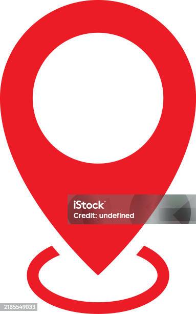 Map Pin Icon Pointer Navigation Symbol Flag Mark Place Location