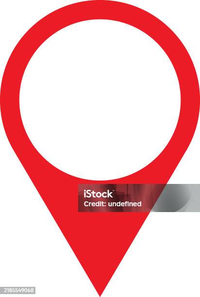 Map Pin Icon Pointer Navigation Symbol Flag Mark Place Location