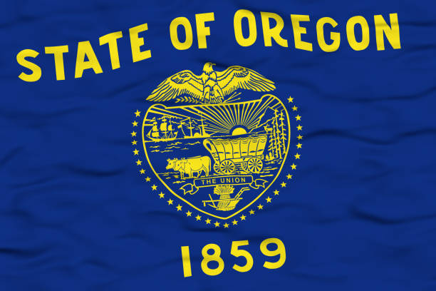 Free picture: state flag, Oregon, reverse