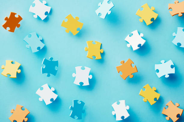 Free Stock Photo of A Pile of Different Colored Puzzle Pieces ...