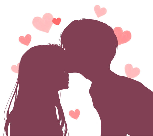60 Man Kissing Woman Forehead Stock Illustrations Royalty Free Vector