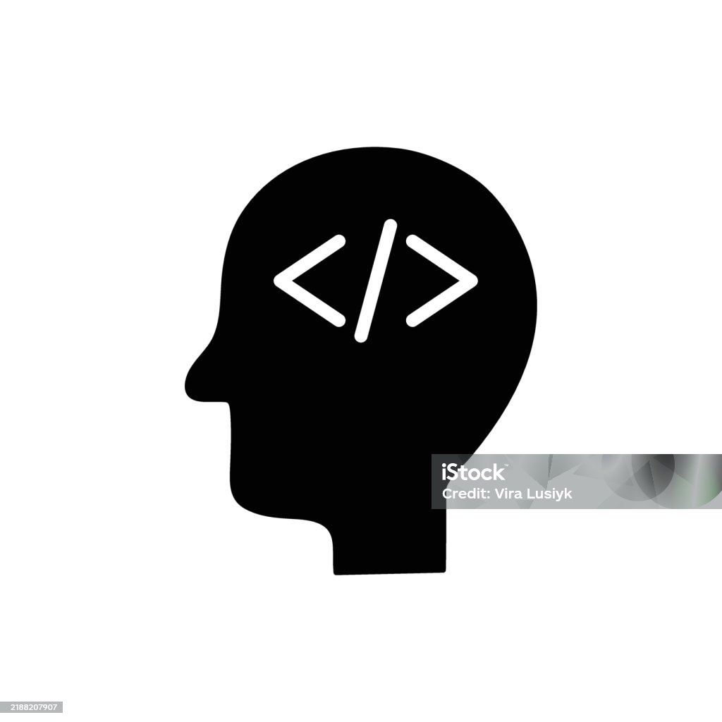 Programming Coding Icon Vector Programmer Coder Icon Software Sign