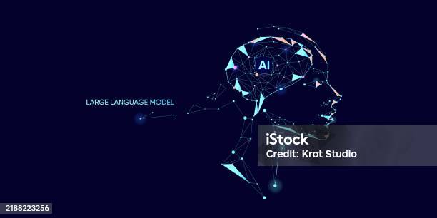 Illustration Of Ai Brain With Llm Dot And Line Big Data Technology Ai ... Illustration Of Ai Brain With Llm Dot And Line Big Data Technology Ai ...