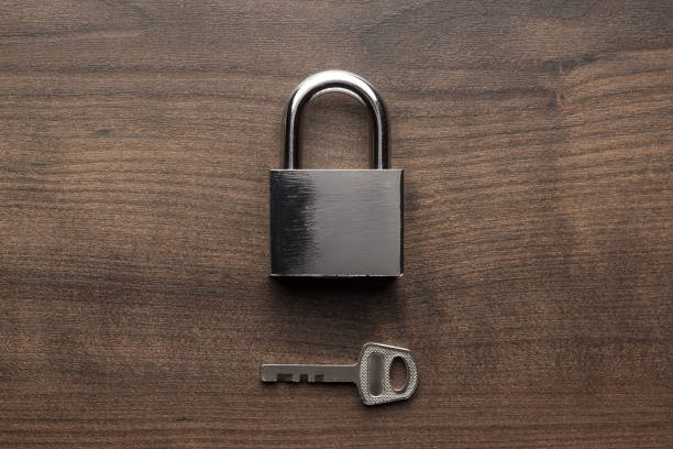 Free picture: key, metal, lock, security, table, texture