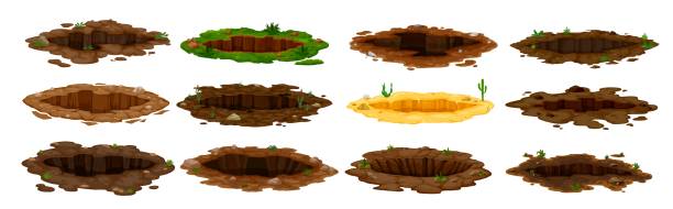 Mud pit Clipart Vector PNG , SVG, EPS, PSD, AI