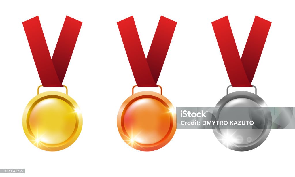 Vetores de Gold Silver And Bronze Medals Medals For Awarding Vector ... Vetores de Gold Silver And Bronze Medals Medals For Awarding Vector ...