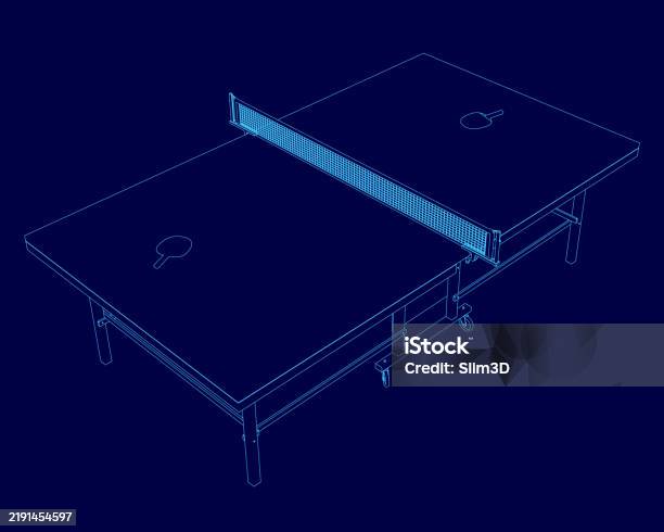 Gambar Biru Meja Pingpong Dengan Jaring Tabel Ditampilkan Dalam Skema ... Gambar Biru Meja Pingpong Dengan Jaring Tabel Ditampilkan Dalam Skema ...