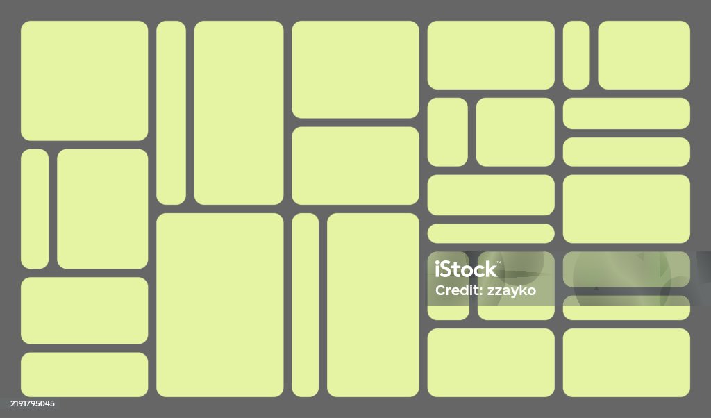 Dimensions 16x9 Trendy Bento Grid Layout Style Brick Ui Ux Templates