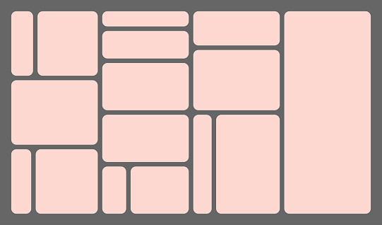 Dimensions 16x9 Trendy Bento Grid Layout Style Brick Ui Ux Templates