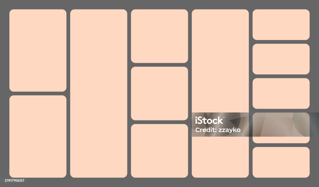 Dimensions 16x9 Trendy Bento Grid Layout Style Brick Ui Ux Templates