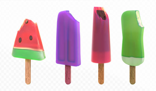 Popsicle bite Clipart Vector PNG , SVG, EPS, PSD, AI
