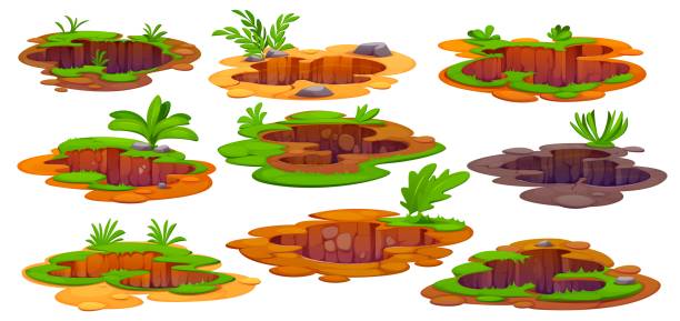 Mud pit Clipart Vector PNG , SVG, EPS, PSD, AI