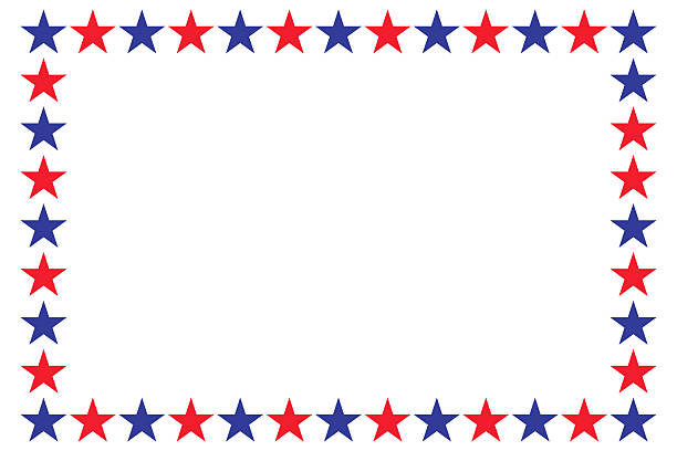 Patriotic border Clipart Vector PNG , SVG, EPS, PSD, AI