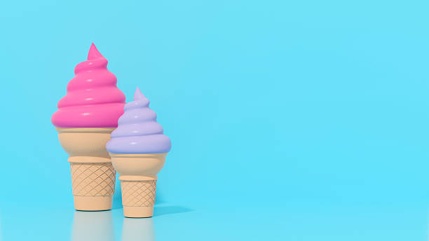 Free picture: Sticker of an ice cream cone with smiley face, vector ...