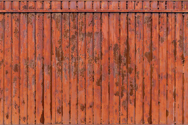 Free picture: brown, painted fence, texture