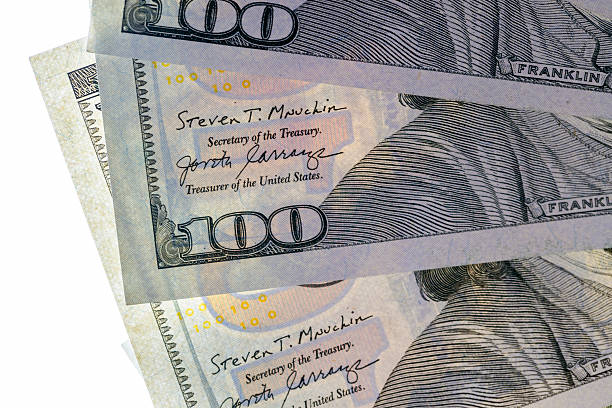Free picture: transparent one-hundred dollar bill, 100$, close-up ...