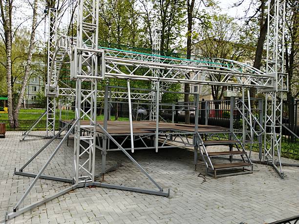 Free picture: stage, structure, building, industry, construction ...