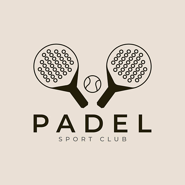 Playing padel Clipart Vector PNG , SVG, EPS, PSD, AI