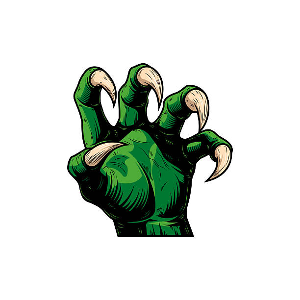 Monster hand Clipart Vector PNG , SVG, EPS, PSD, AI