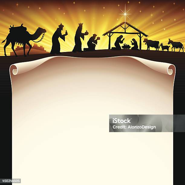 Christmas Nativity Scene向量圖形及更多聖誕節圖片 聖誕節 宗教 耶穌誕生場景 Istock