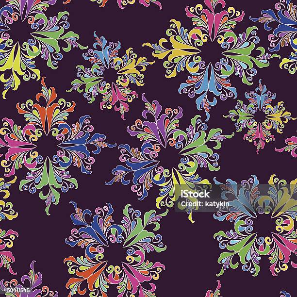 Graphic Element Floral Seamless Texture向量圖形及更多幾何圖形圖片 幾何圖形 式樣 影像