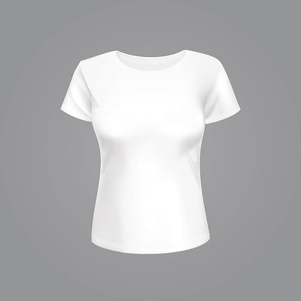2 800 Woman White T Shirt Stock Illustrations Royalty Free Vector
