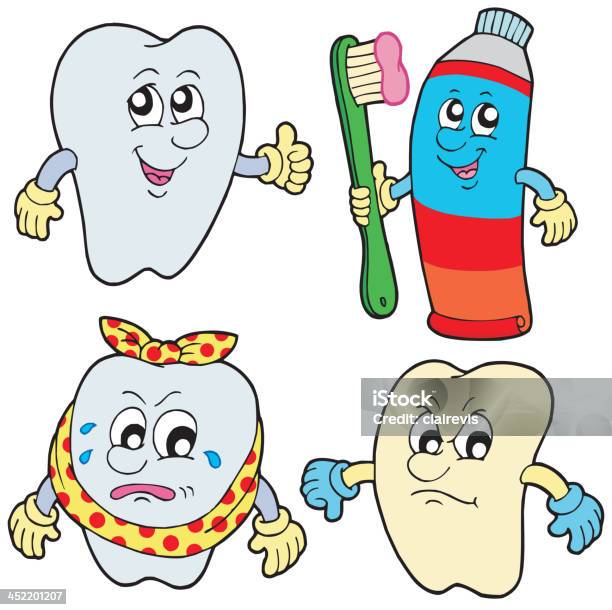 Tooth Collection 1向量圖形及更多人的牙齒圖片 人的牙齒 保護 健保和醫療 Istock