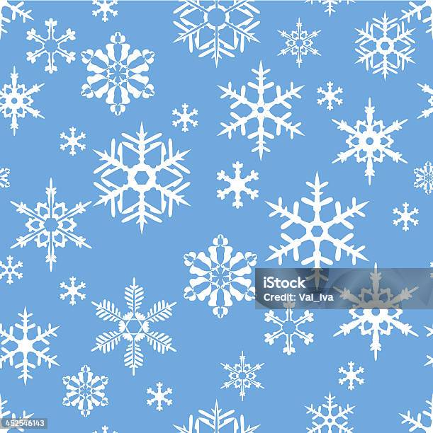 Snowflakes 파란색 배경 0명에 대한 스톡 벡터 아트 및 기타 이미지 0명 겨울 계절 Istock