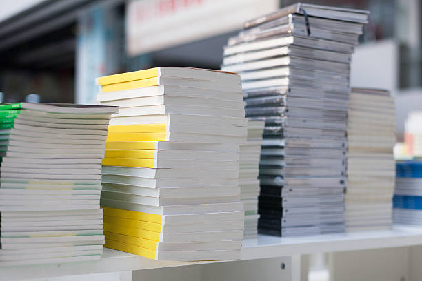 Free Stock Photo of Stacked books in an unorganized shelf | Download ...