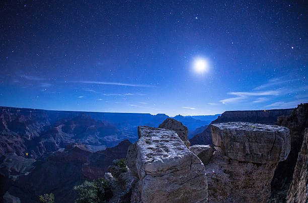 Free Stock Photo of Full Moon Over the Grand Canyon | Download Free ...