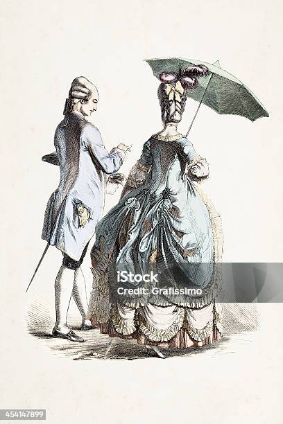 Pasangan Aristokrat Pakaian Tradisional Dari Abad Ke18 Ilustrasi Stok ... Pasangan Aristokrat Pakaian Tradisional Dari Abad Ke18 Ilustrasi Stok ...