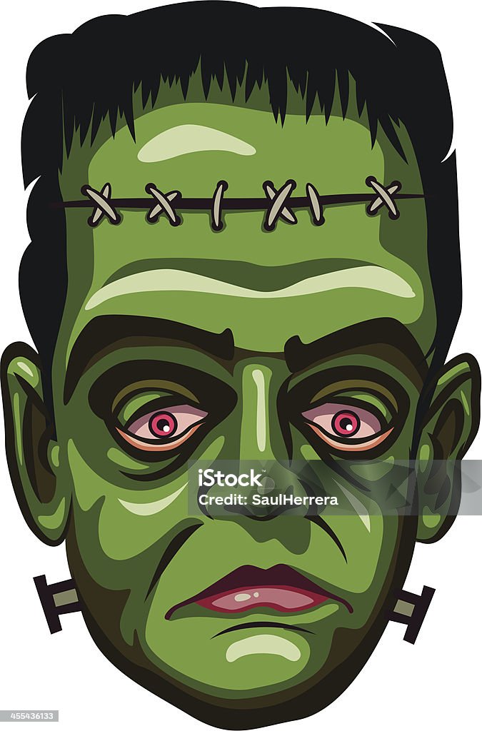 Portrait Of Frankensteins Monster Stock Illustration - Download Image ... Portrait Of Frankensteins Monster Stock Illustration - Download Image ...