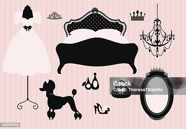 Princess 설정 공주에 대한 스톡 벡터 아트 및 기타 이미지 공주 거울 분장실 Istock
