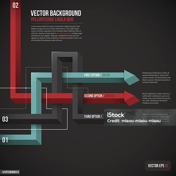 Vector Infographics Abstract Banner Template Design Stock Illustration