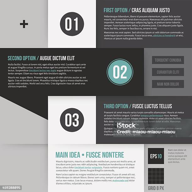 Vector Infographics Abstract Banner Template Design Stock Illustration