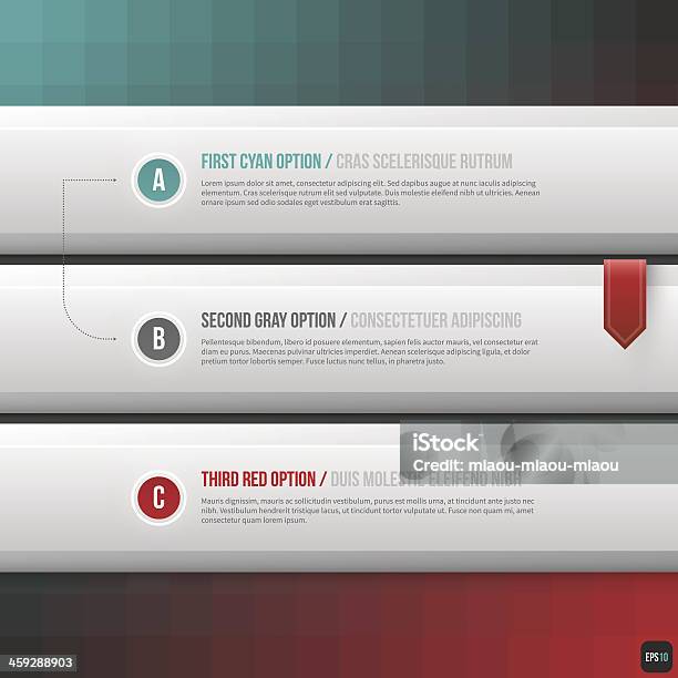 Vector Infographics Abstract Banner Template Design Stock Illustration
