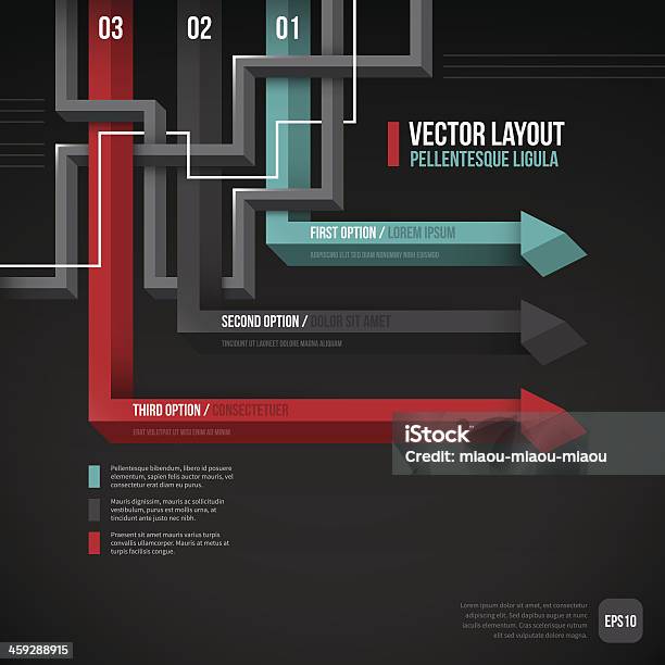Vector Infographics Abstract Banner Template Design Stock Illustration