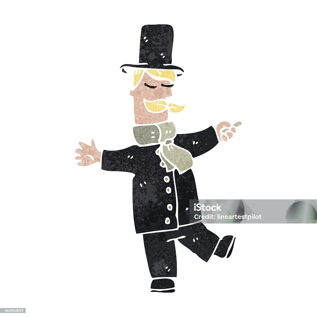 Retro Cartoon Upperclass Man Stock Illustration Download Image Now Adult Bizarre Cartoon
