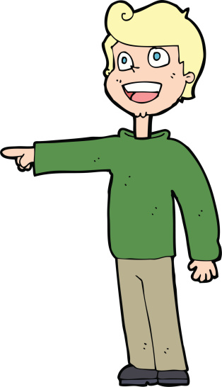 Cartoon Man Pointing And Laughing向量圖形及更多剪貼畫圖片 剪貼畫 可愛 奇異的 Istock